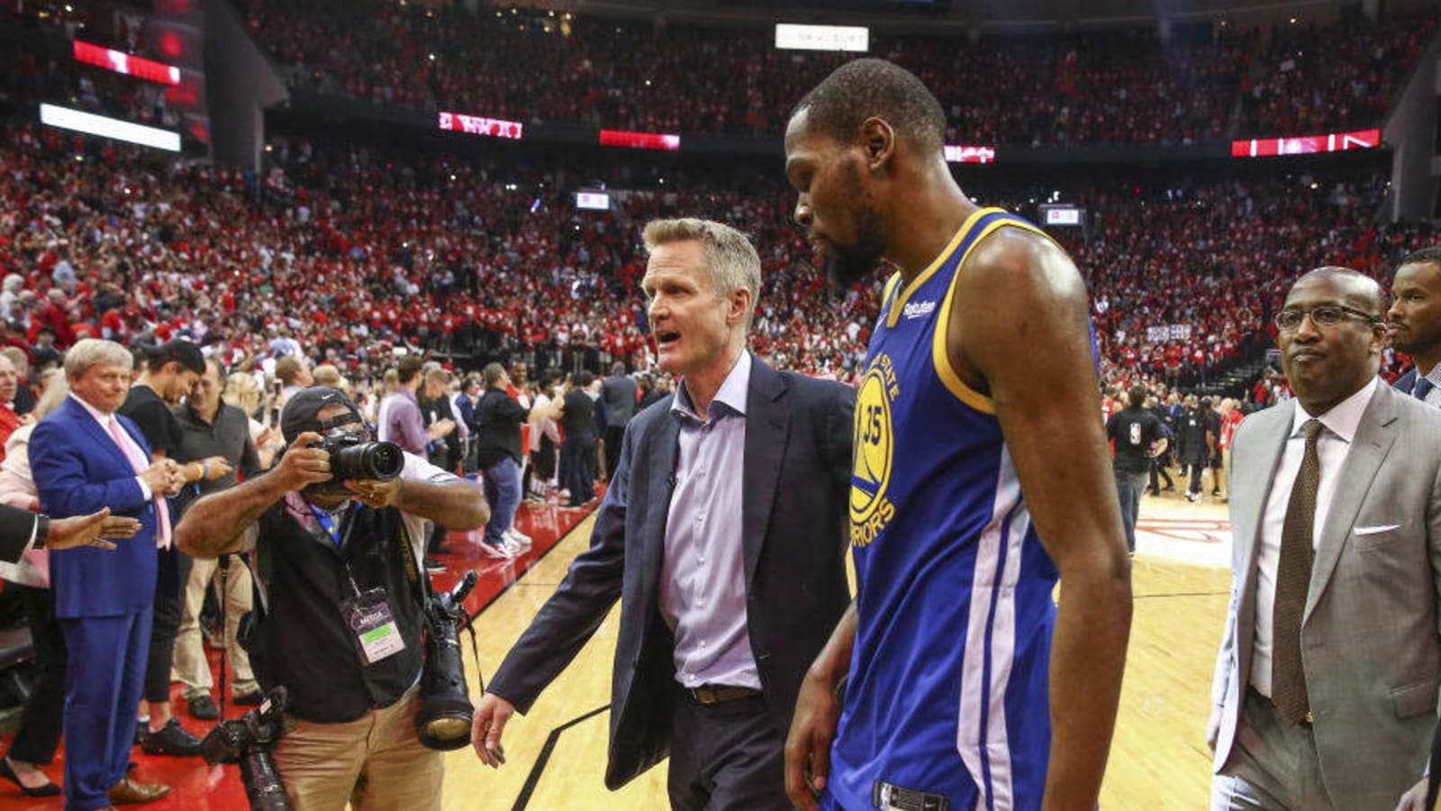 Kevin Durant Makes Statement About Steve Kerr Not Starting Him on Team ...