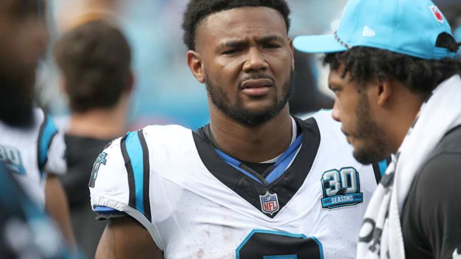 Panthers rookie Ja'Tavion Sanders talks about his scary neck injury ...