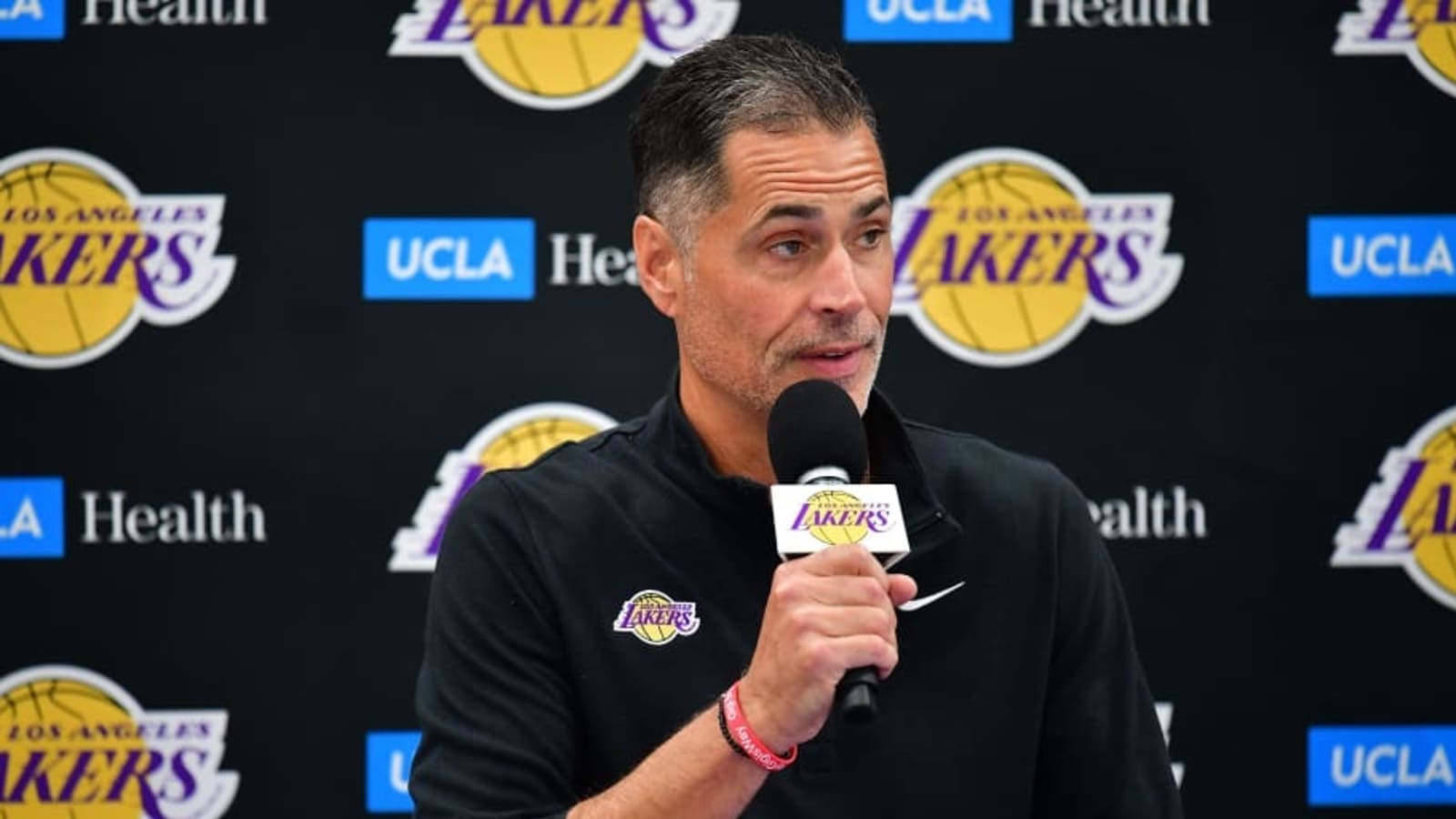 Lakers GM Rob Pelinka Rocks New Kobe Sneakers at Mamba Invitational ...
