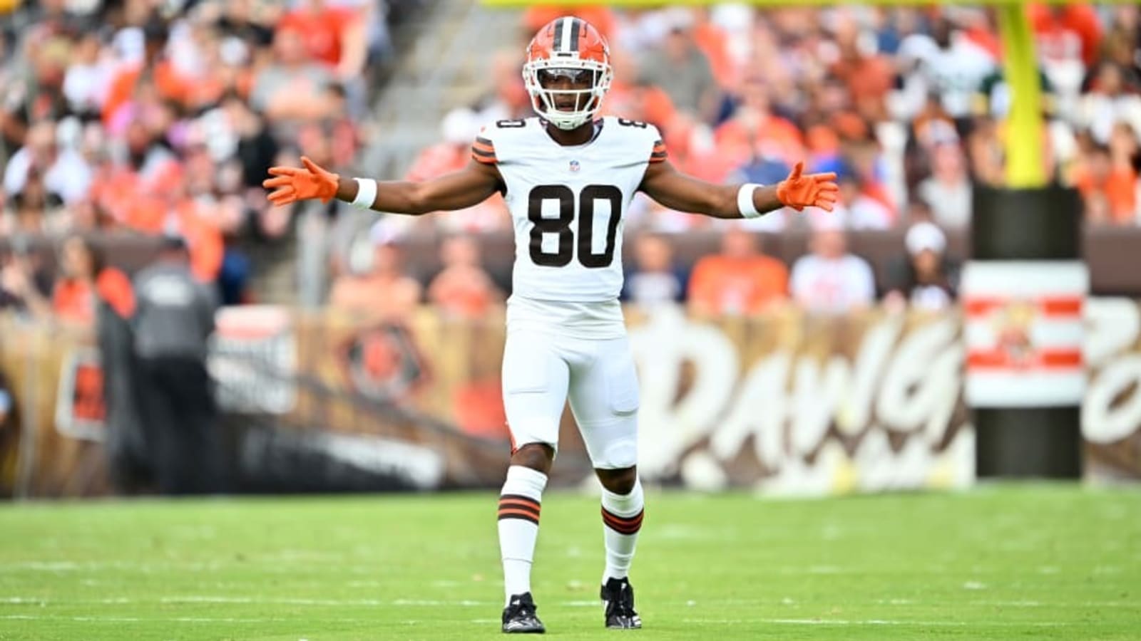 Watch: Browns WR Jamari Thrash scores on a dime from Dorian Thompson ...