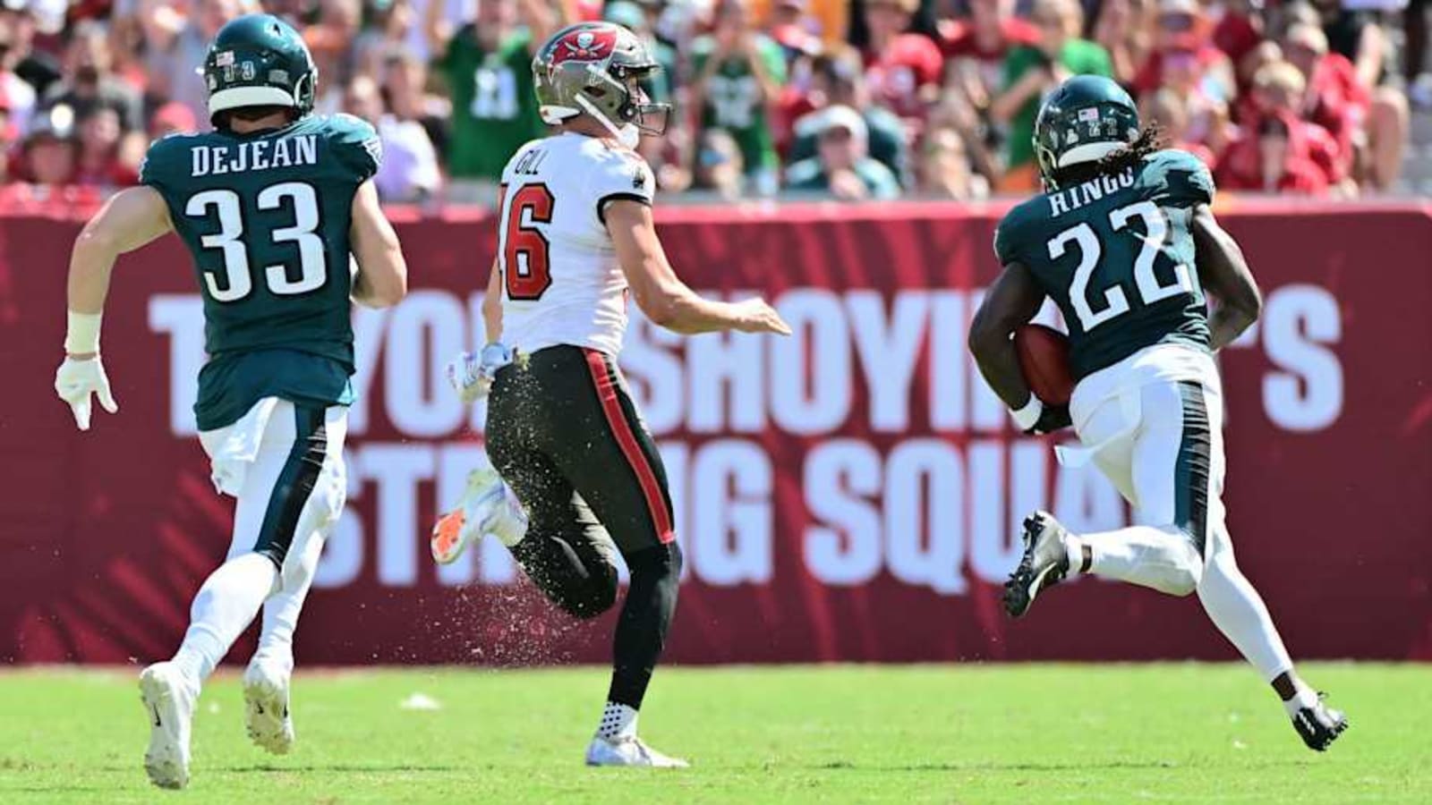 Isaiah Rodgers and Kelee Ringo combine for a rare special teams ...