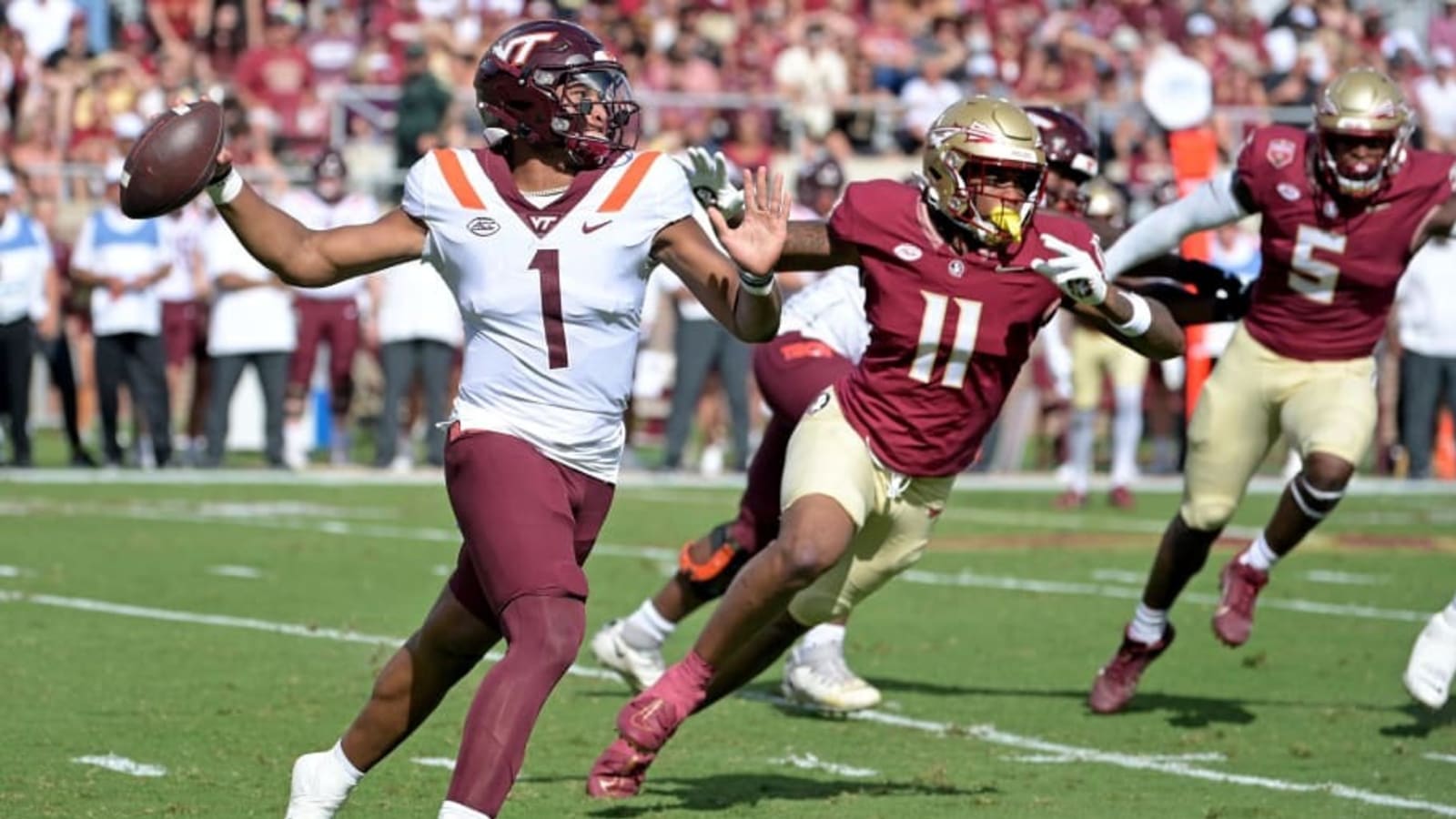 Virginia Tech QB Kyron Drones Says Florida State's Stadium Atmosphere ...