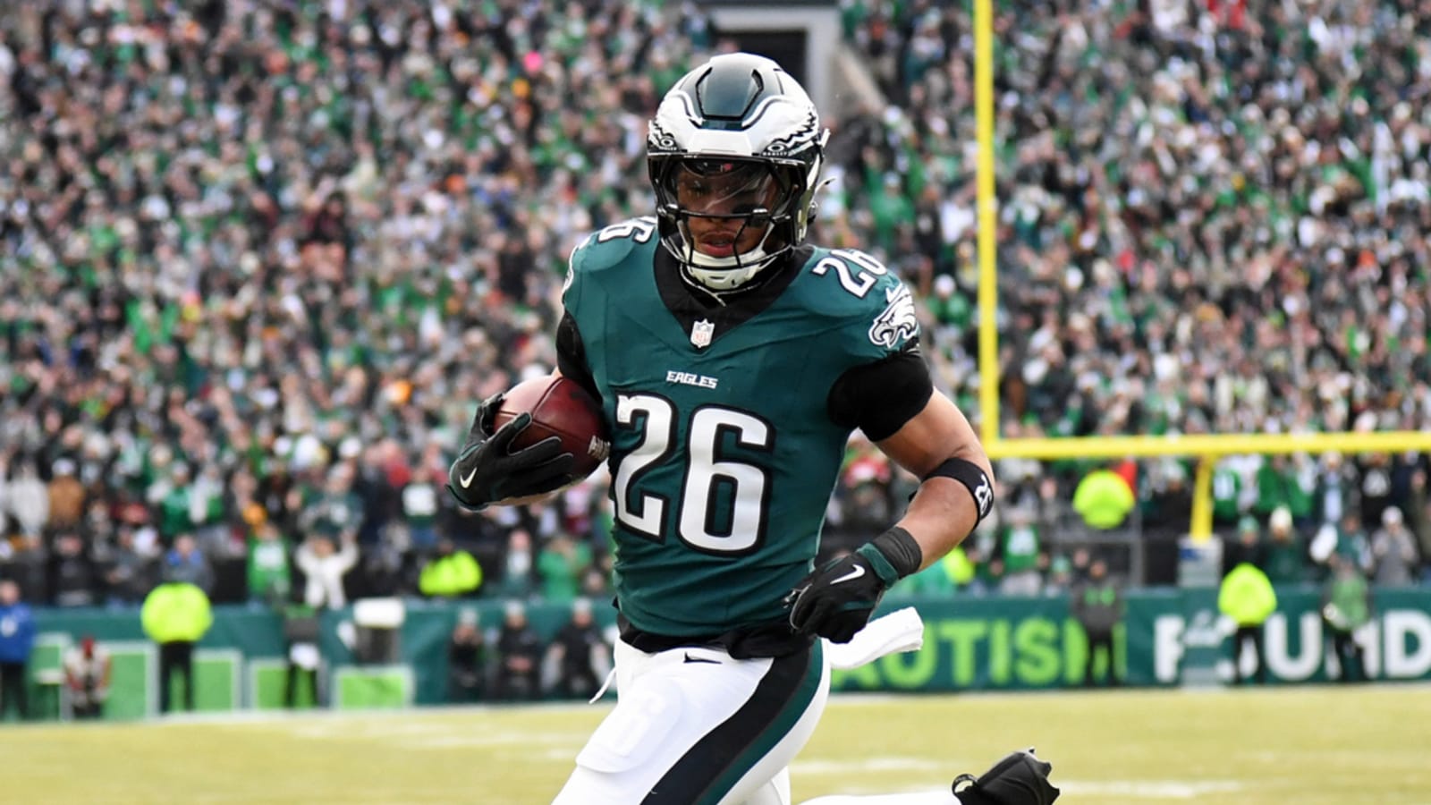 Watch: Saquon Barkley passes Jerry Rice with incredible 60-yard ...