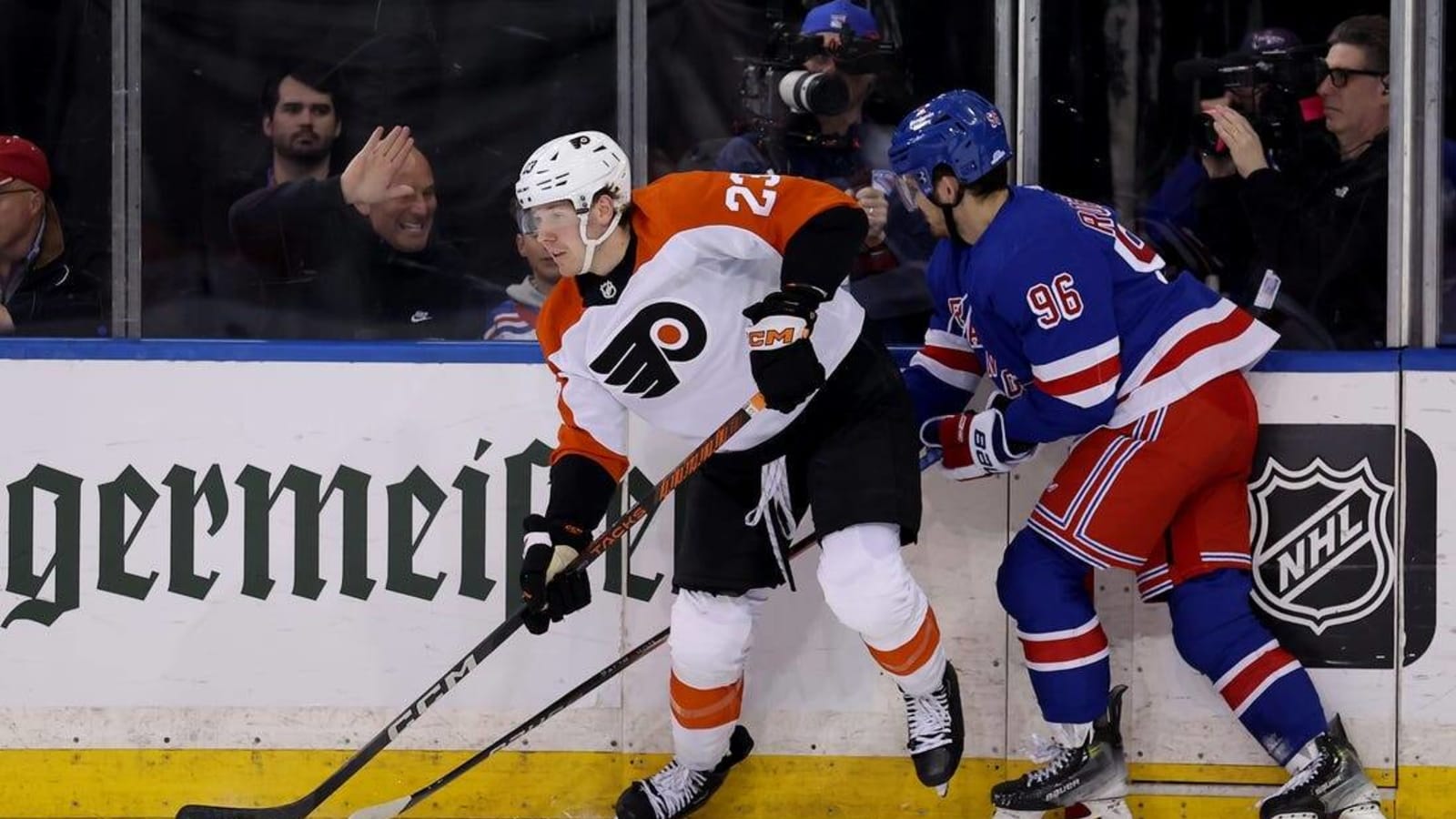 Adam Fox scores winner as Rangers beat Flyers to clinch playoff spot ...