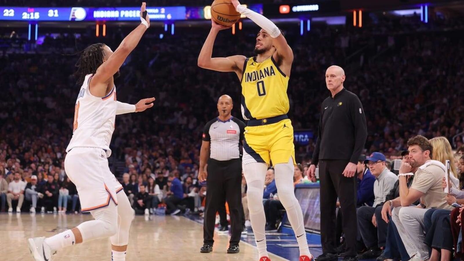 Pacers ride record-breaking shooting day to Game 7 win over Knicks ...