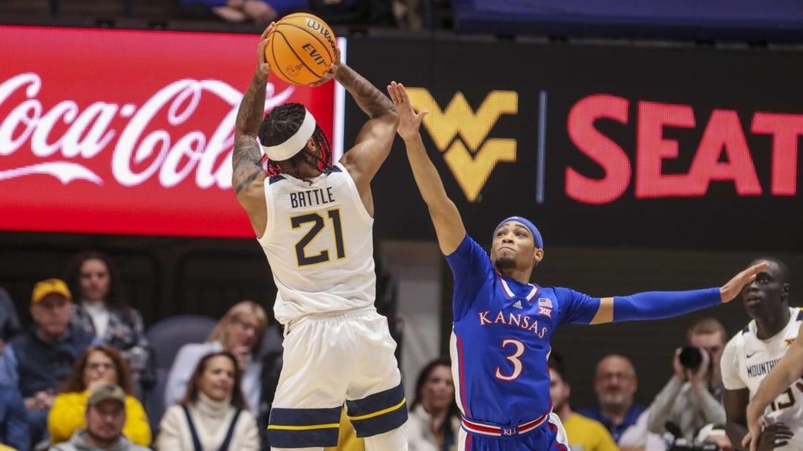 RaeQuan Battle helps West Virginia upset No. 3 Kansas | Yardbarker