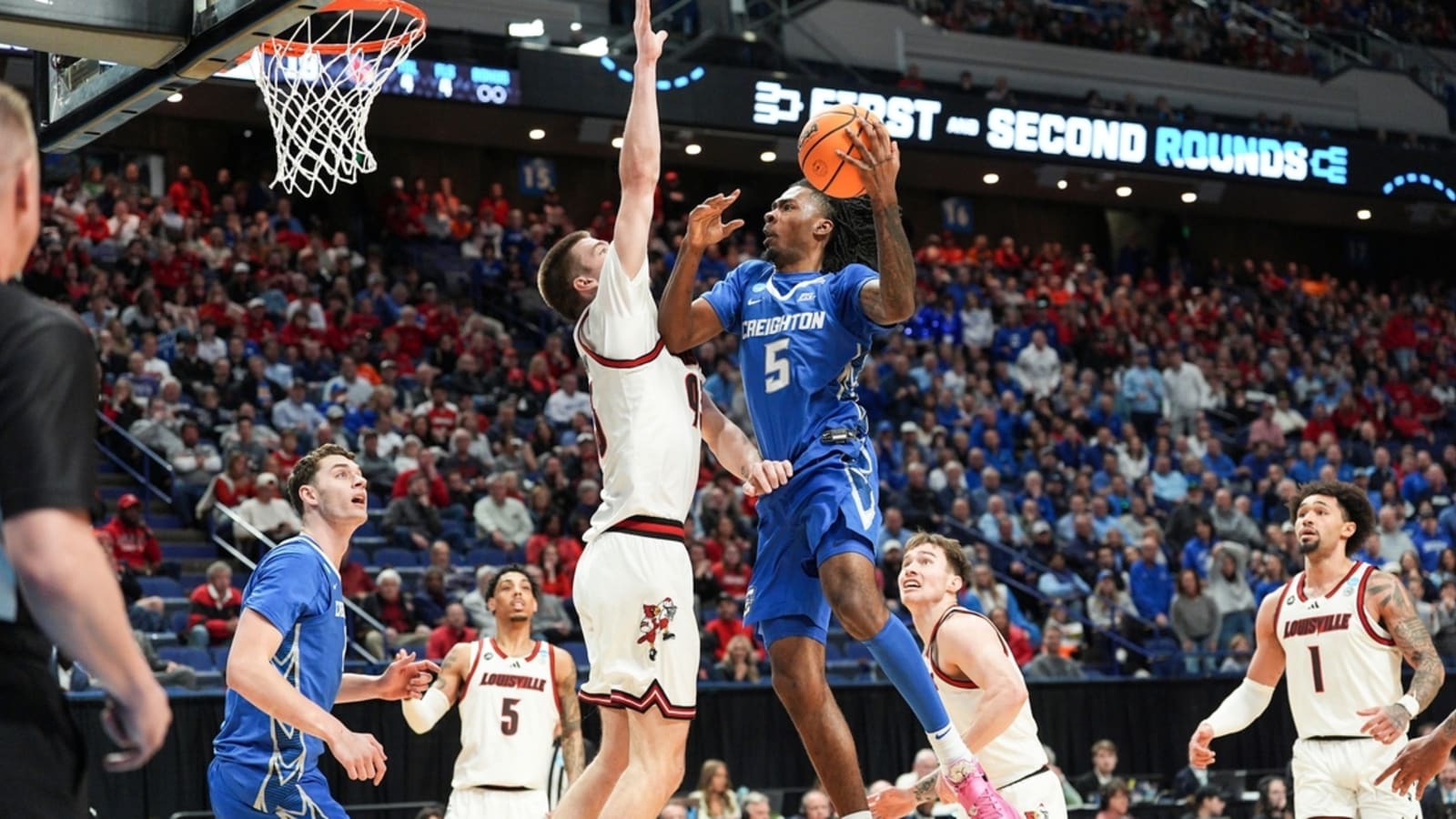 Jamiya Neal, Creighton cruise past Louisville in South Region opener ...