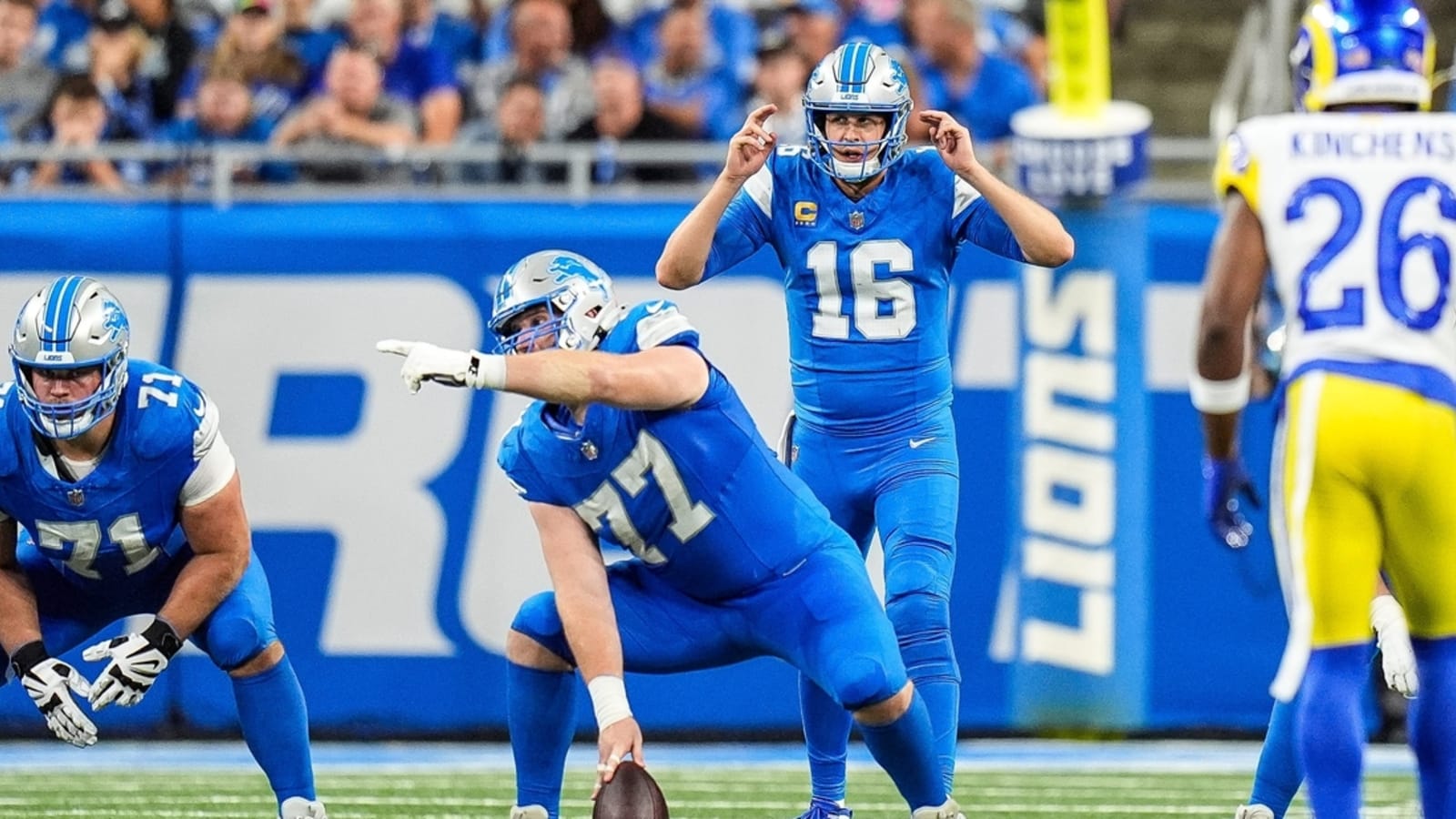 Lions coach: 'Stubborn' Frank Ragnow wants to play through pec injury ...