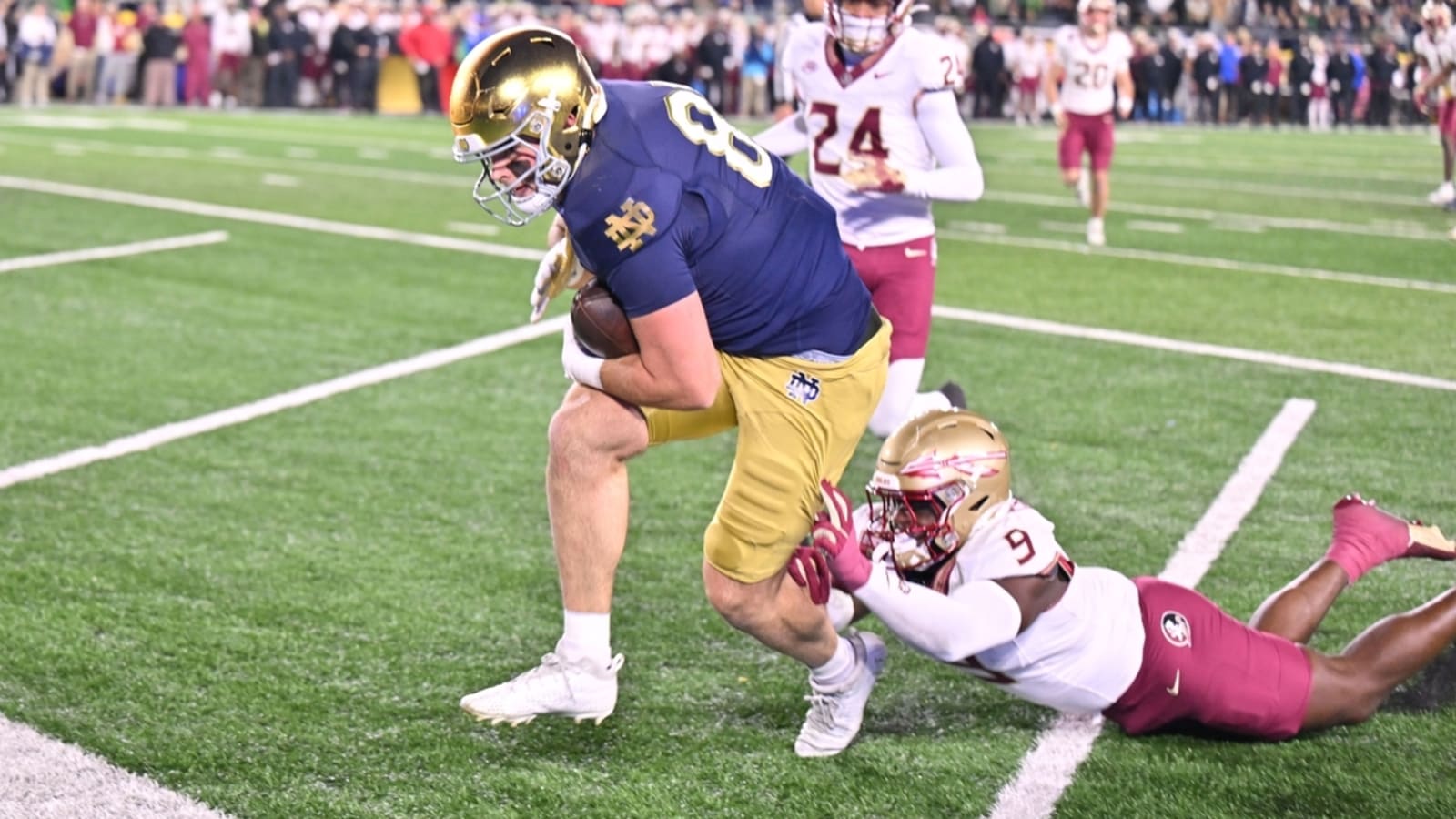 Riley Leonard, No. 10 Notre Dame pound Florida State 52-3 | Yardbarker