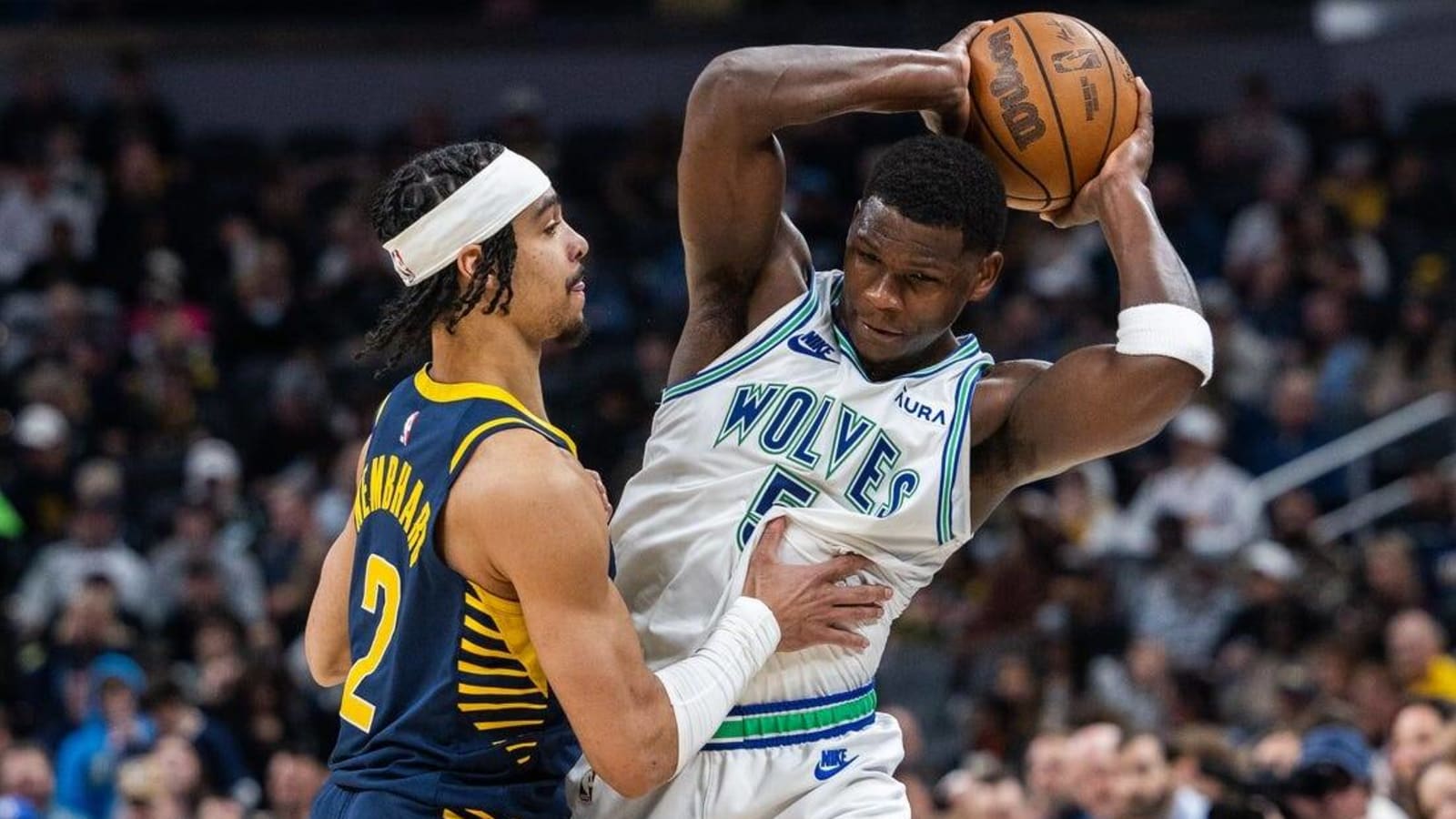 Wolves' Anthony Edwards explodes on Pacers again, scores 44 in win ...