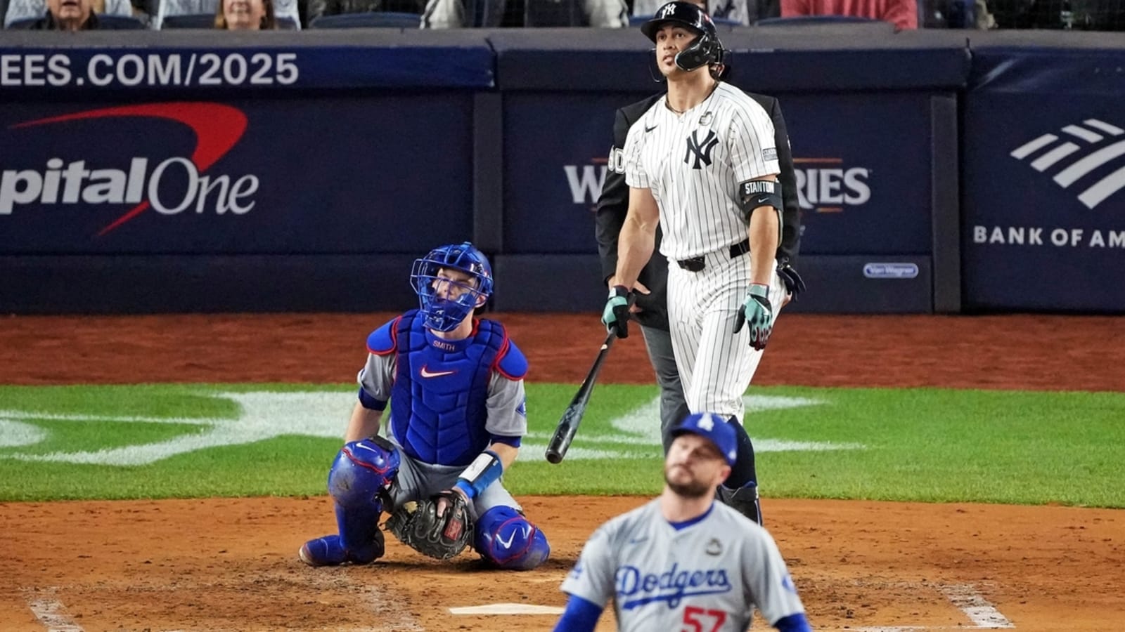 Yankees DH Giancarlo Stanton (elbows) uncertain for Opening Day ...