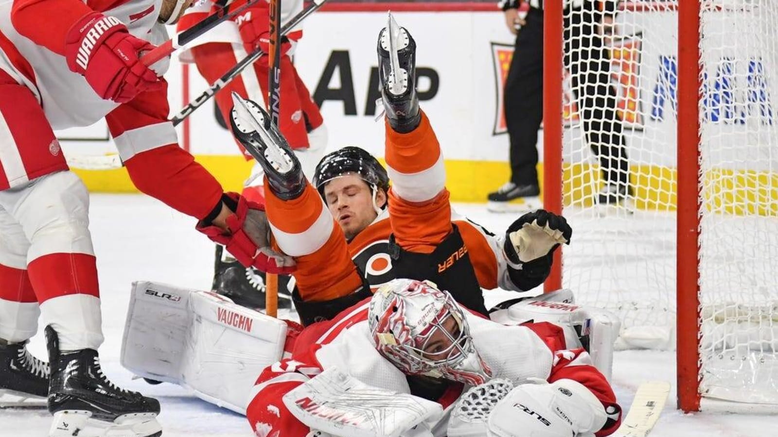 Sam Ersson, Flyers stave off Red Wings, 1-0 | Yardbarker