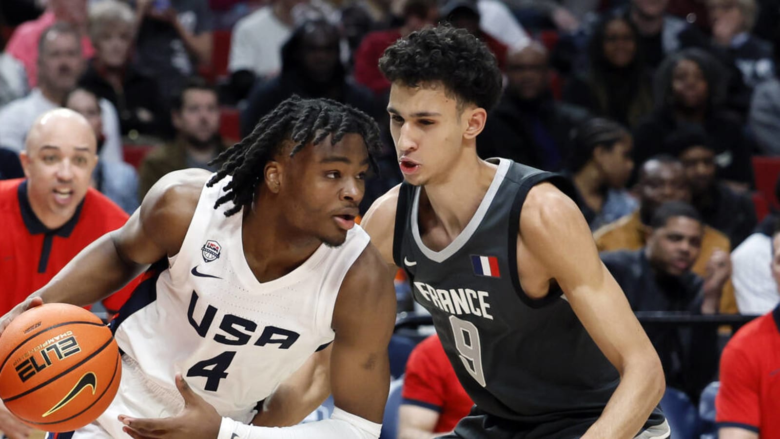 Potential No. 1 pick Zaccharie Risacher entering 2024 NBA Draft ...