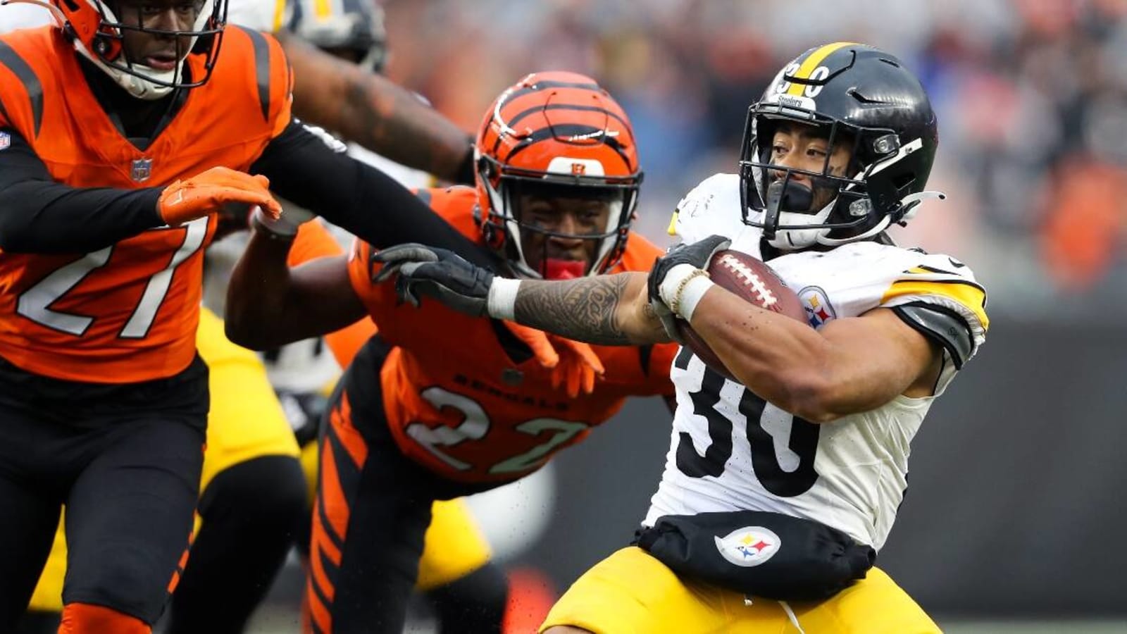 Oklahoma State HC Mike Gundy on Steelers RB Jaylen Warren: ‘He’s ...