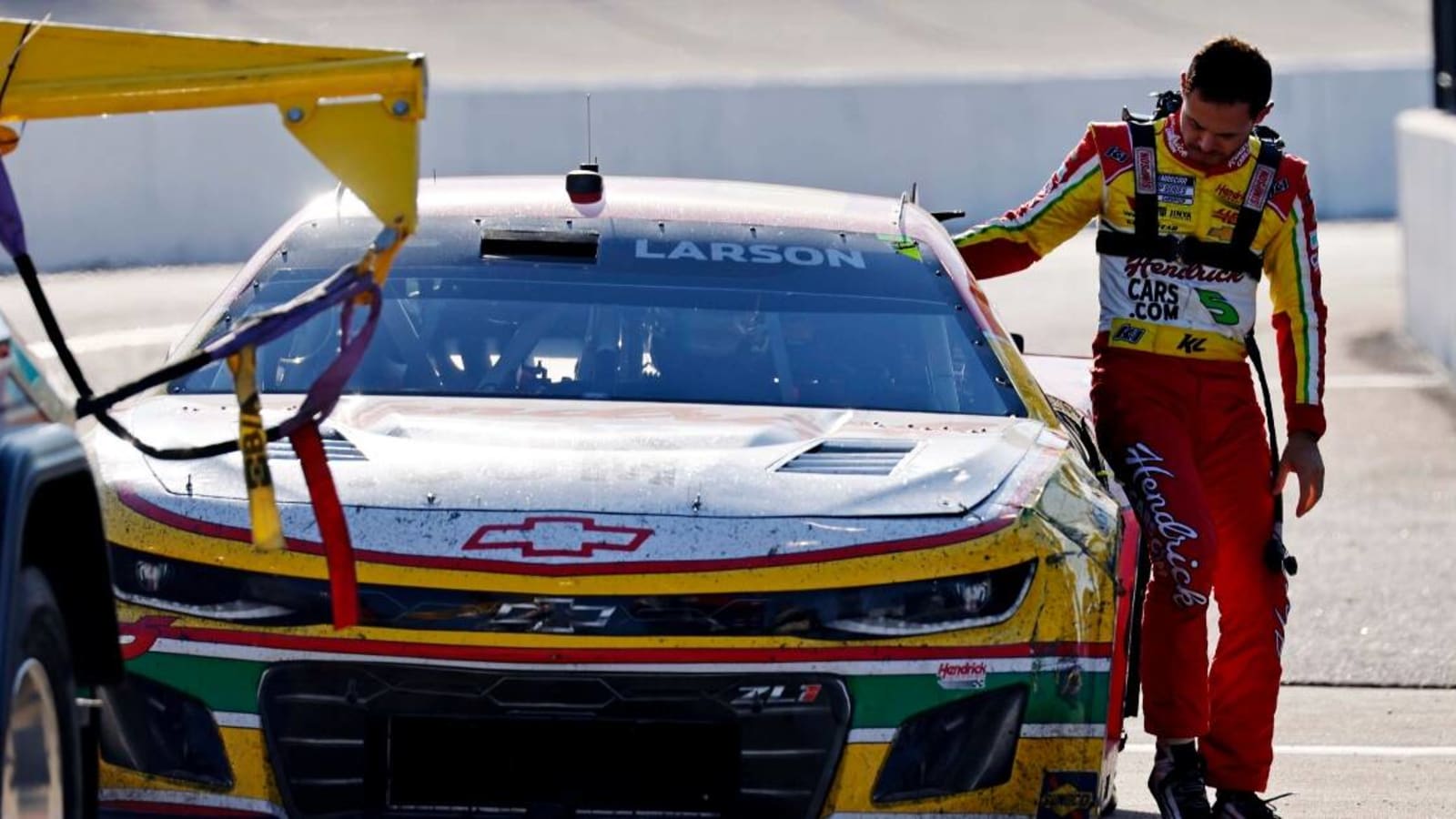 Kyle Larson breaks down what caused wreck that ended his day at ...