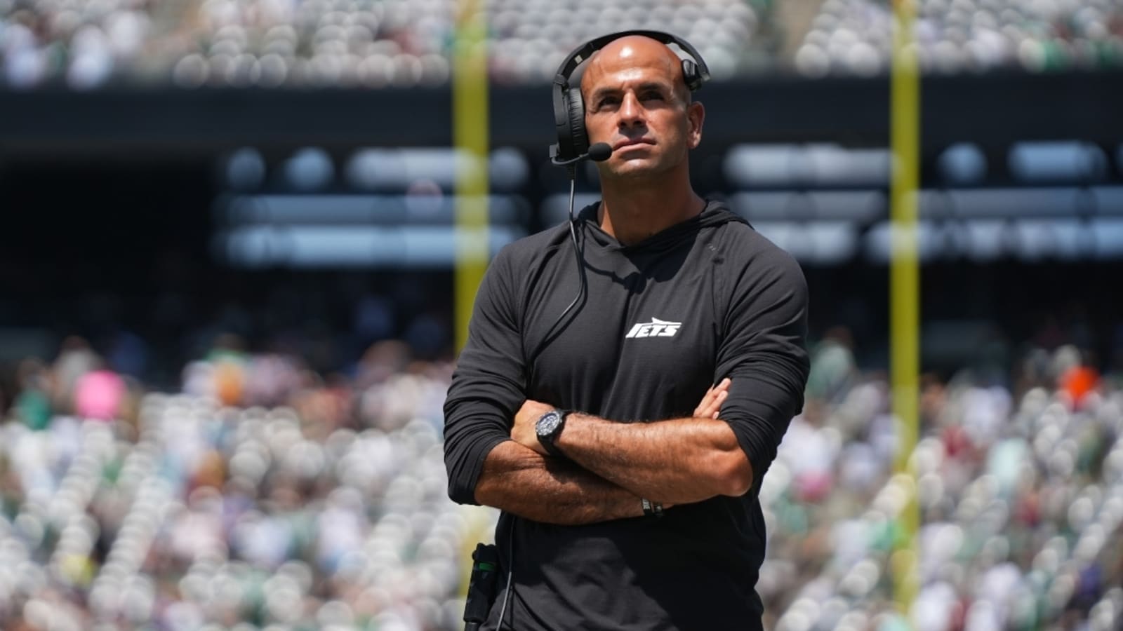 Robert Saleh attends Green Bay Packers practice following Jets firing ...