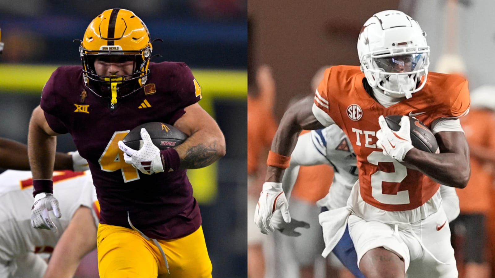 Texas Longhorns vs Arizona State Sun Devils College Football Playoff ...