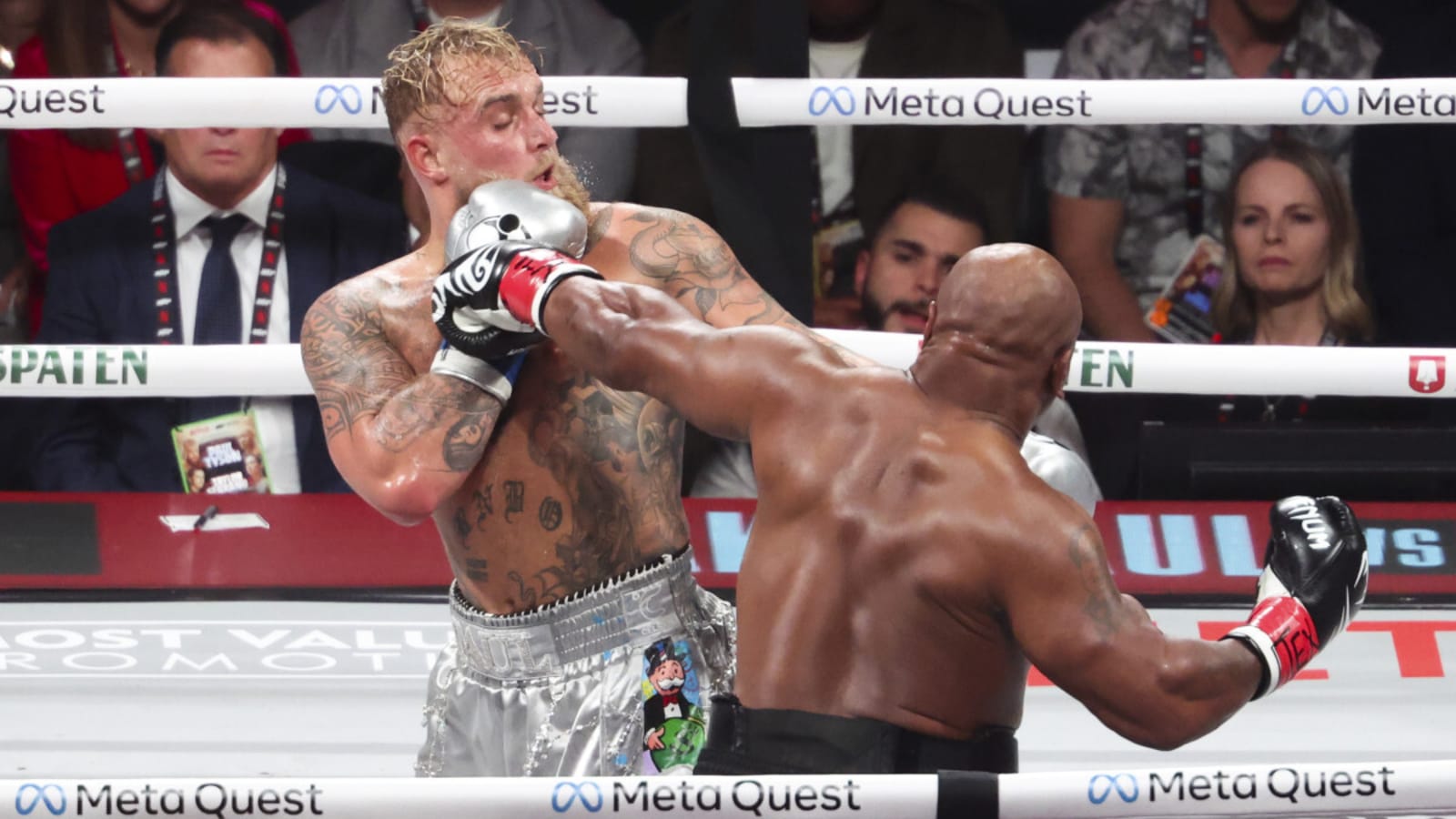 Slow-Mo Video of Mike Tyson’s Punch Landing on Jake Paul’s Chin Leaves ...