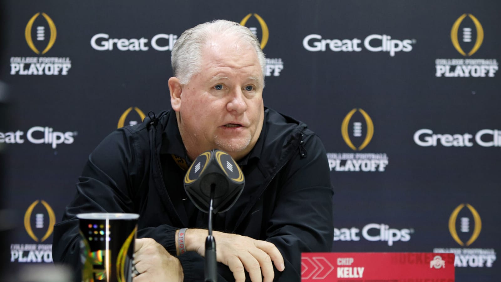 At National Championship Media Day, Ohio State's Chip Kelly Takes a Jab ...