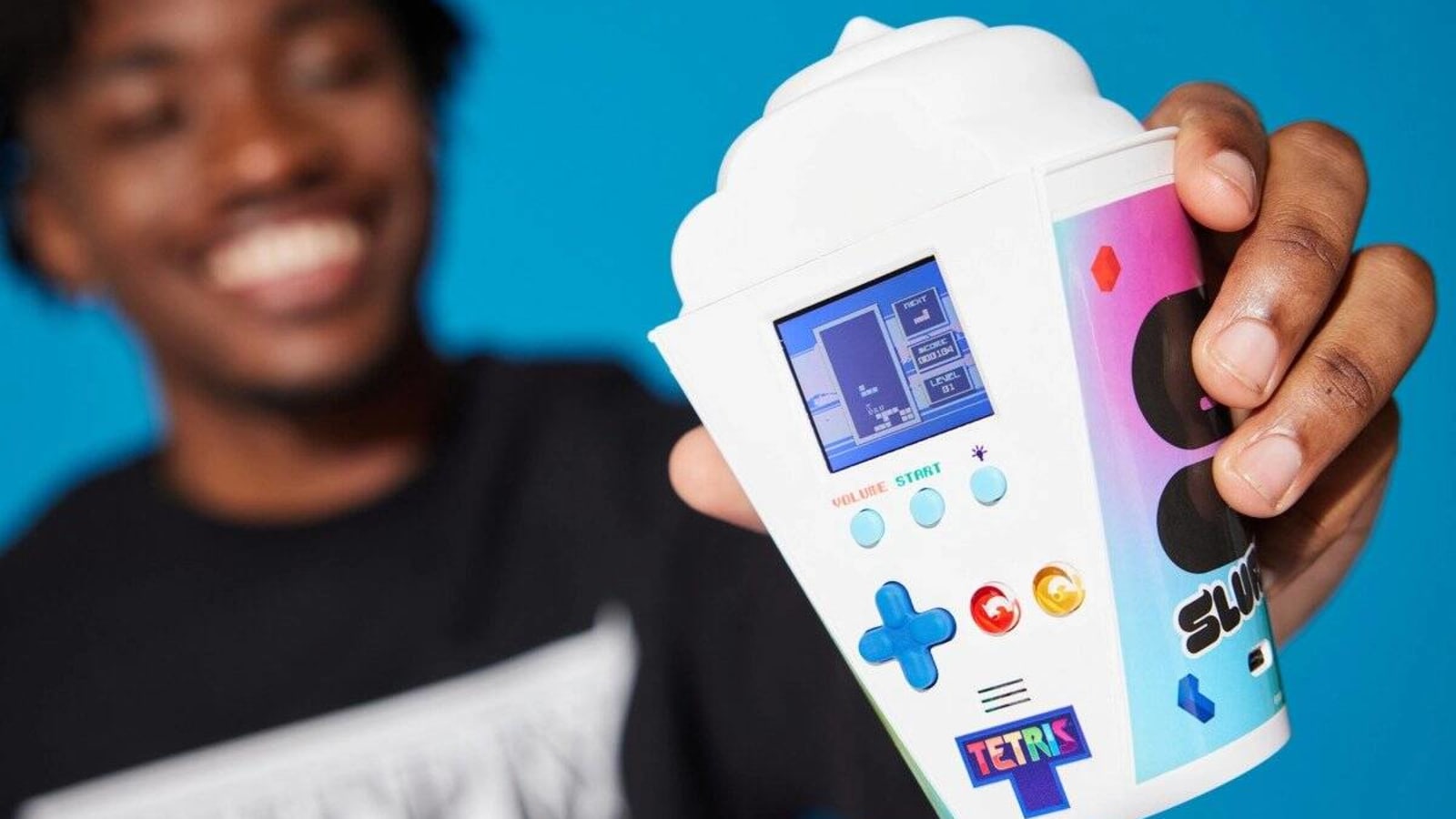 7-Eleven and Tetris Collaboration Yields Slurpee-Shaped Handheld Gaming ...
