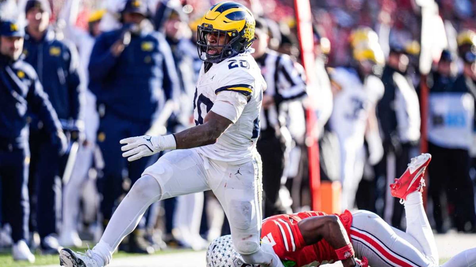 Michigan RB Kalel Mullings Assigns Blame After Ohio State Fight ...