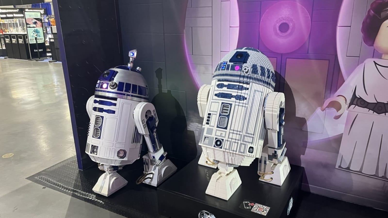 LEGO Brings Life-Size R2D2 and Jedi Vader STAR WARS Models to SDCC 2024 ...