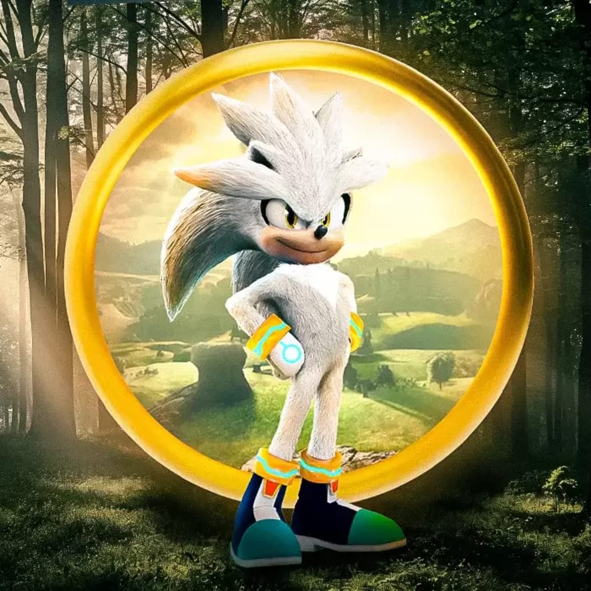 Silver The Hedgehog Running Animation Sonic Forces Party: Lego Sonic