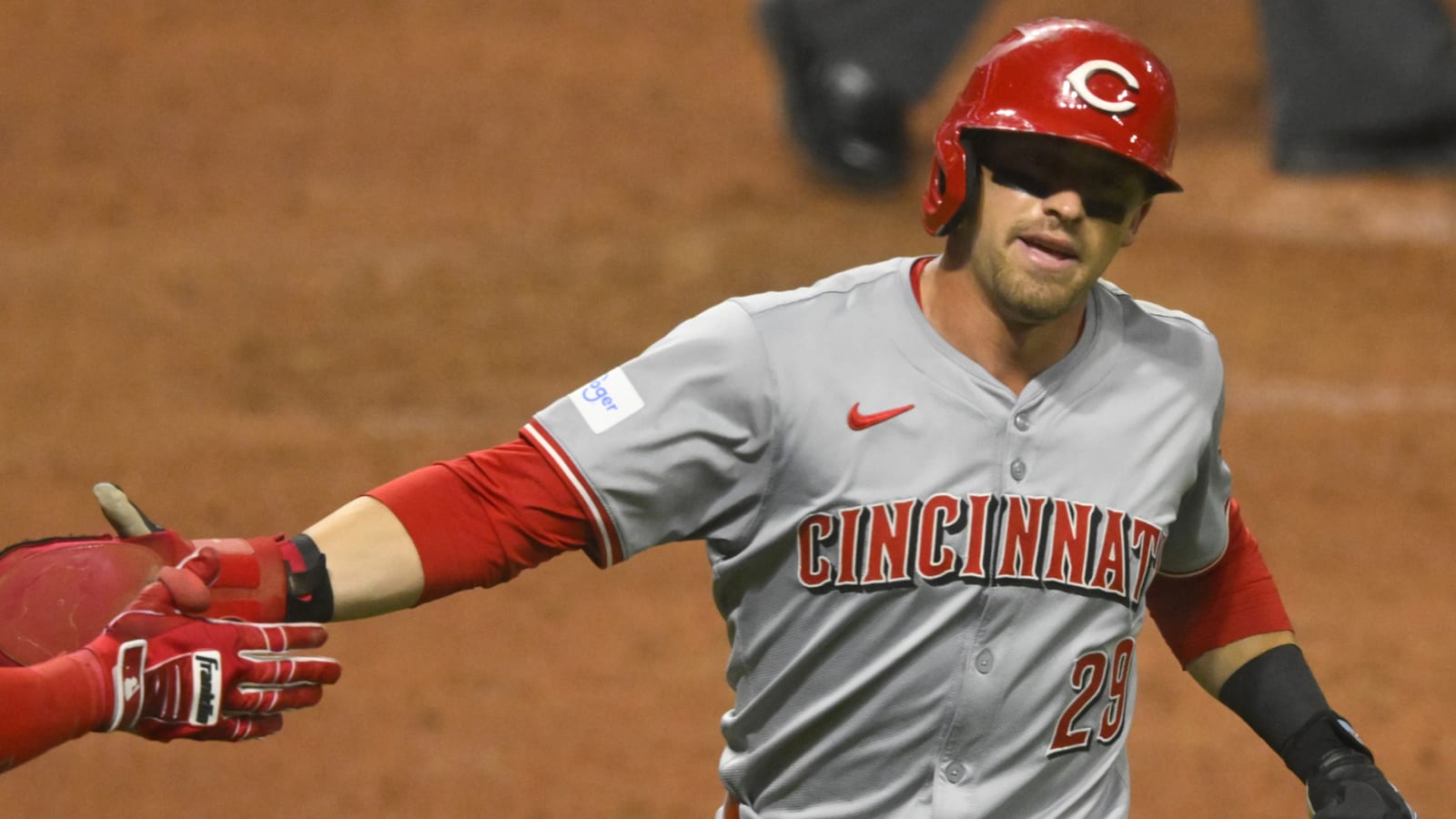 Watch: Reds' TJ Friedl spoils Guardians' perfect-game bid ... with a ...