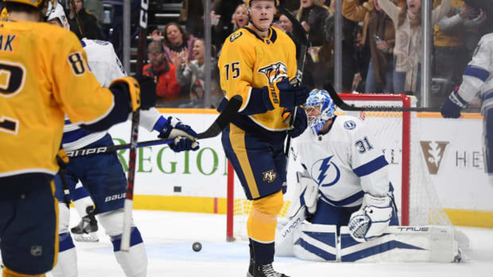 Predators Win Special Teams Battle, Saros Saves 32 In Preds' 5-1 Win ...