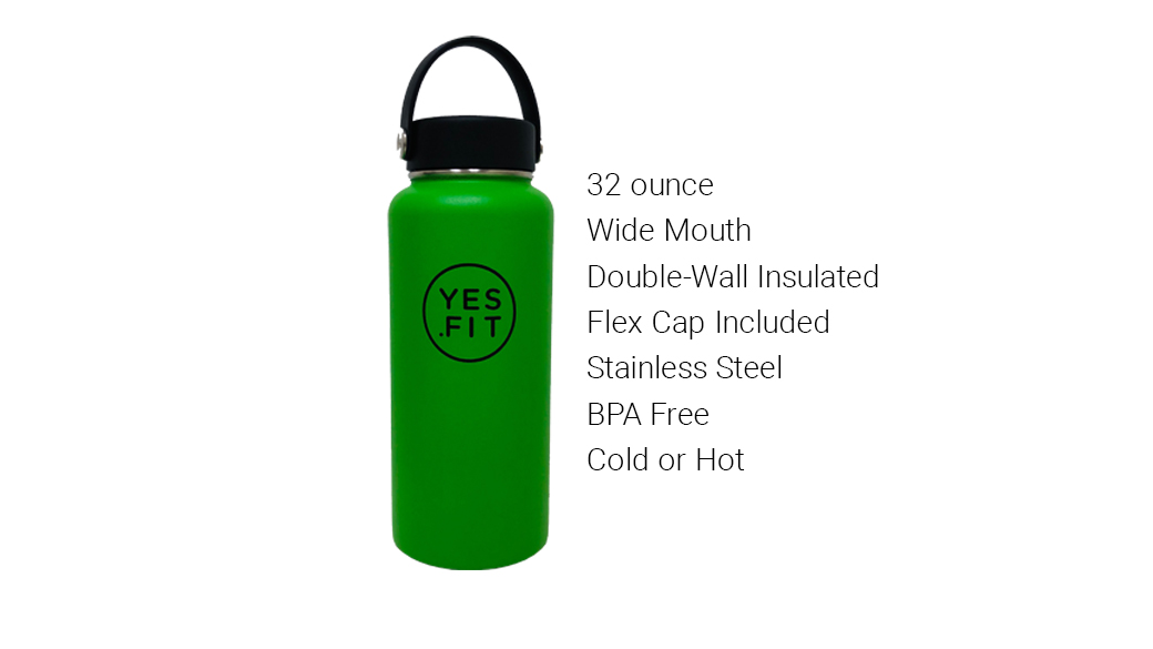 32oz Wide Mouth Bottle | Yes.Fit