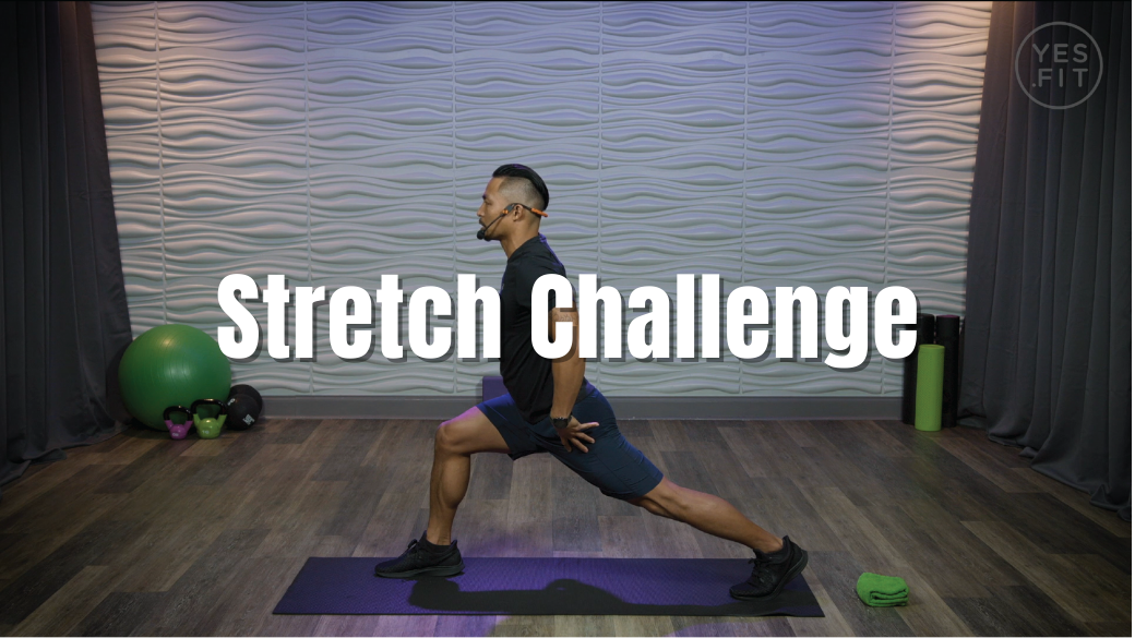 Stretch Challenge (FREE) | Virtual Fitness Challenges | Yes.Fit