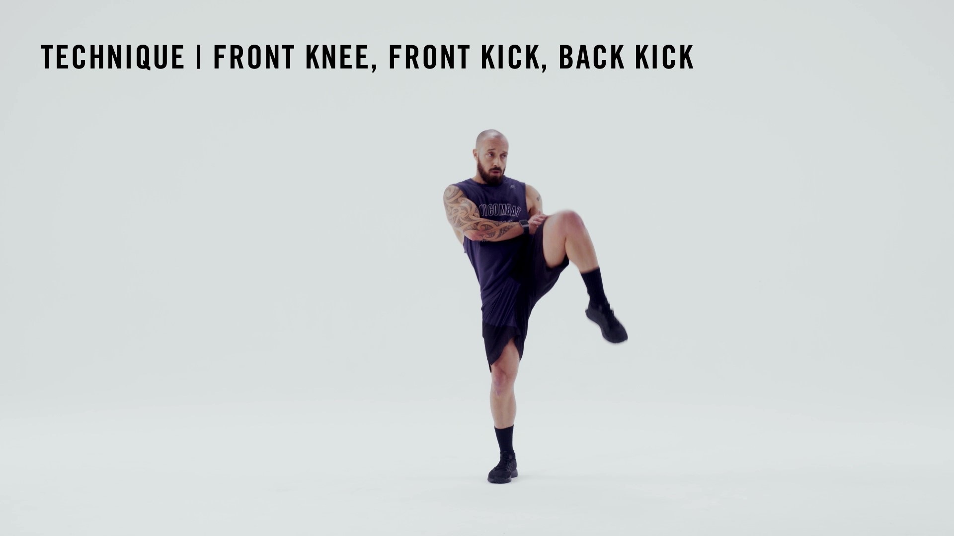 Les Mills Technique: Front Knee, Front Kick, Back Kick Combo | Virtual ...