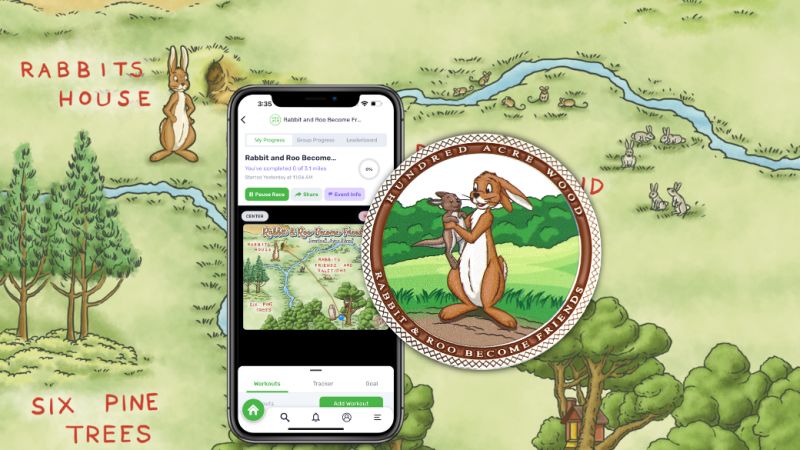 Rabbit and Roo Become Friends | Race | Yes.Fit