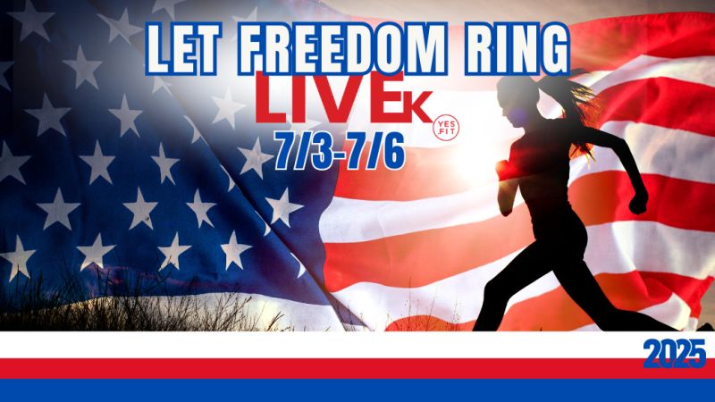 Let Freedom Ring 2025 LiveK | Live Race | Yes.Fit