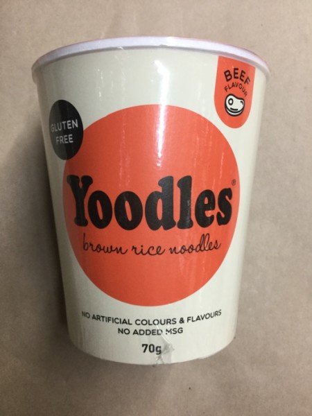 Yoodles Brown Rice Noodles Beef Flavour Delivered | YourGrocer