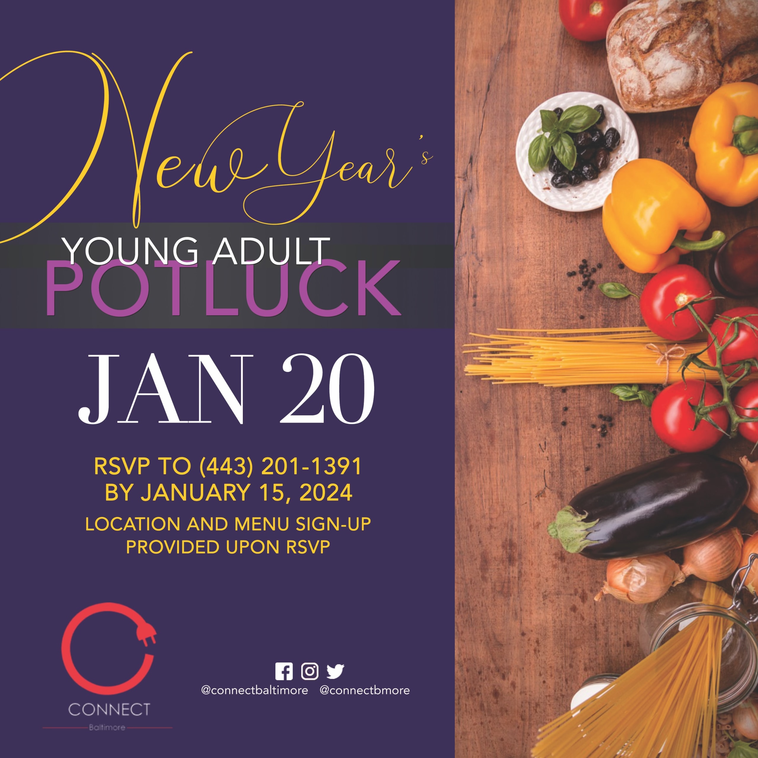Connect Young Adult New Year Potluck – Adventist Young Professionals