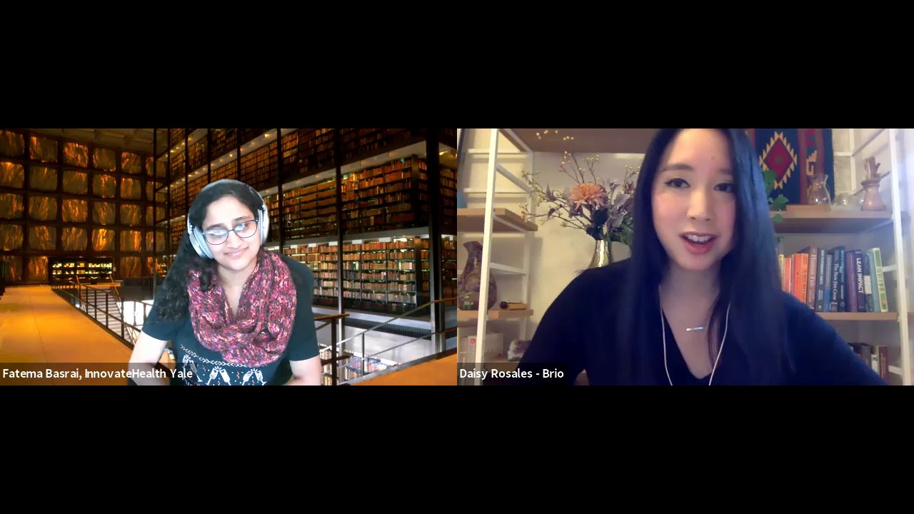 Innovate Health Yale: Conversation with Daisy Rosales
