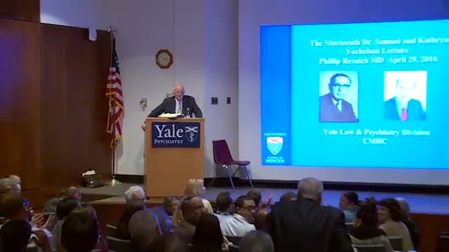 Yale Psychiatry Grand Rounds: April 29, 2016