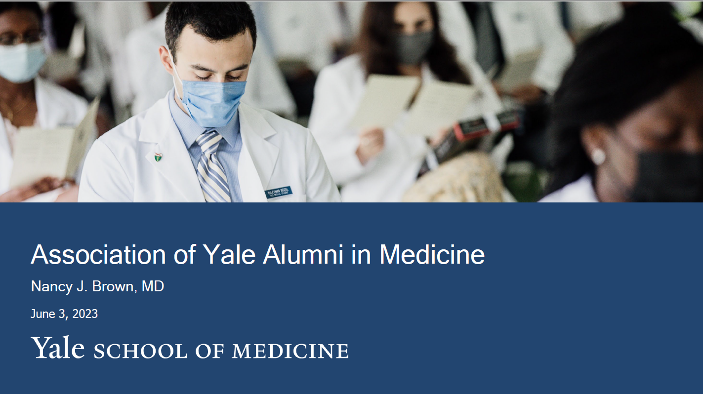 Dean Browns Alumni Address Annual Meeting of the Association of Yale ...