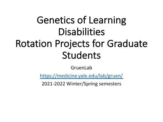 Lab Rotation Projects for 2021 – 2022