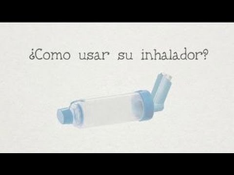 How to use a meter dose inhaler with spacer