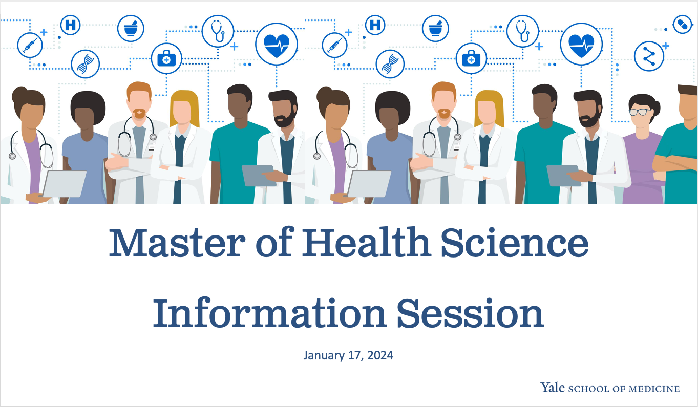 Master of Health Science Information Session - January 2024