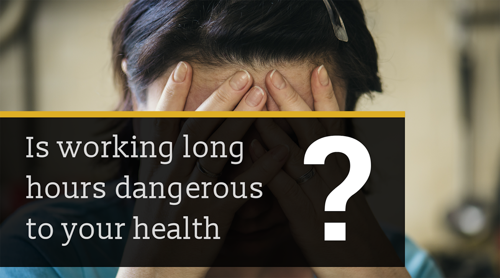 Long Working Hours and Chronic Disease