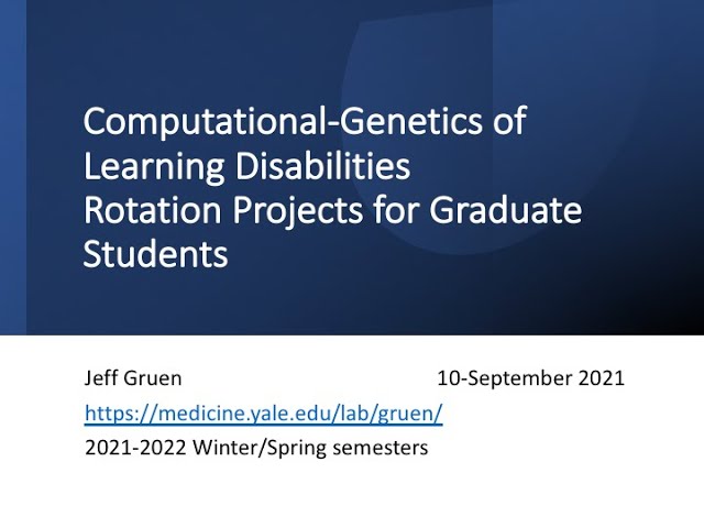 Computational Rotation Projects for 2021 – 2022