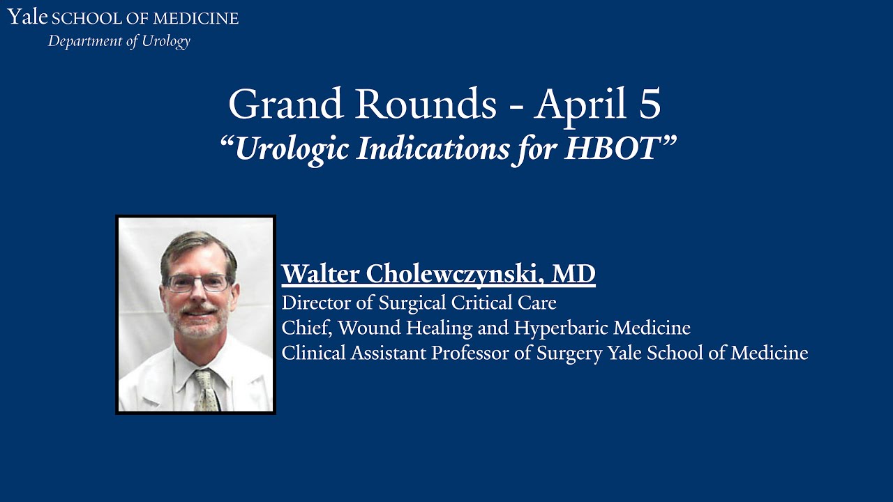"Urologic Indications for HBOT"