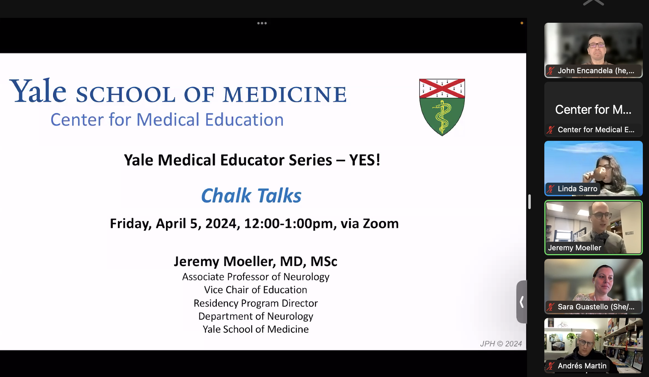 4/5 YES!: Chalk Talks