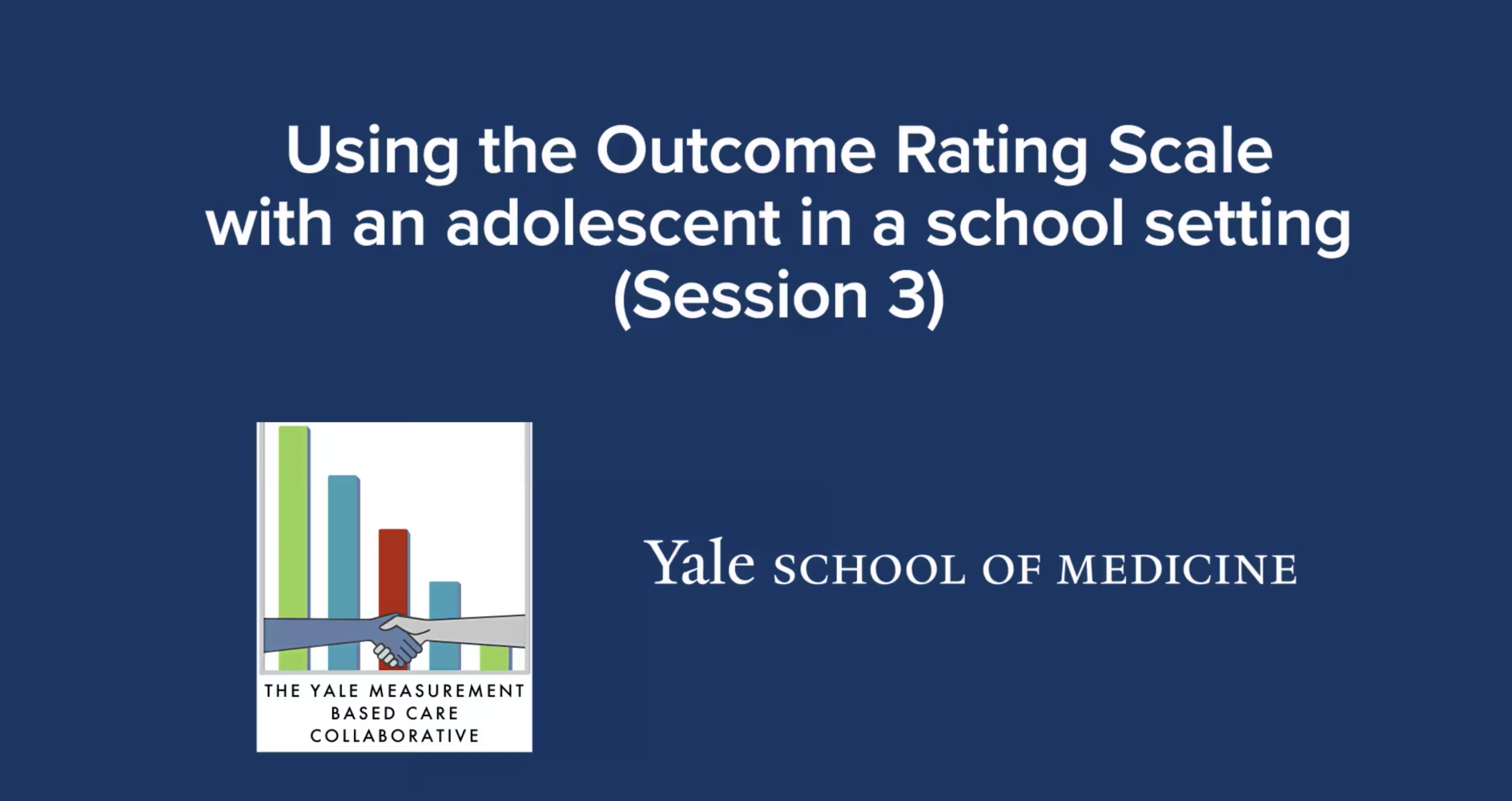 Using the Outcome Rating Scale