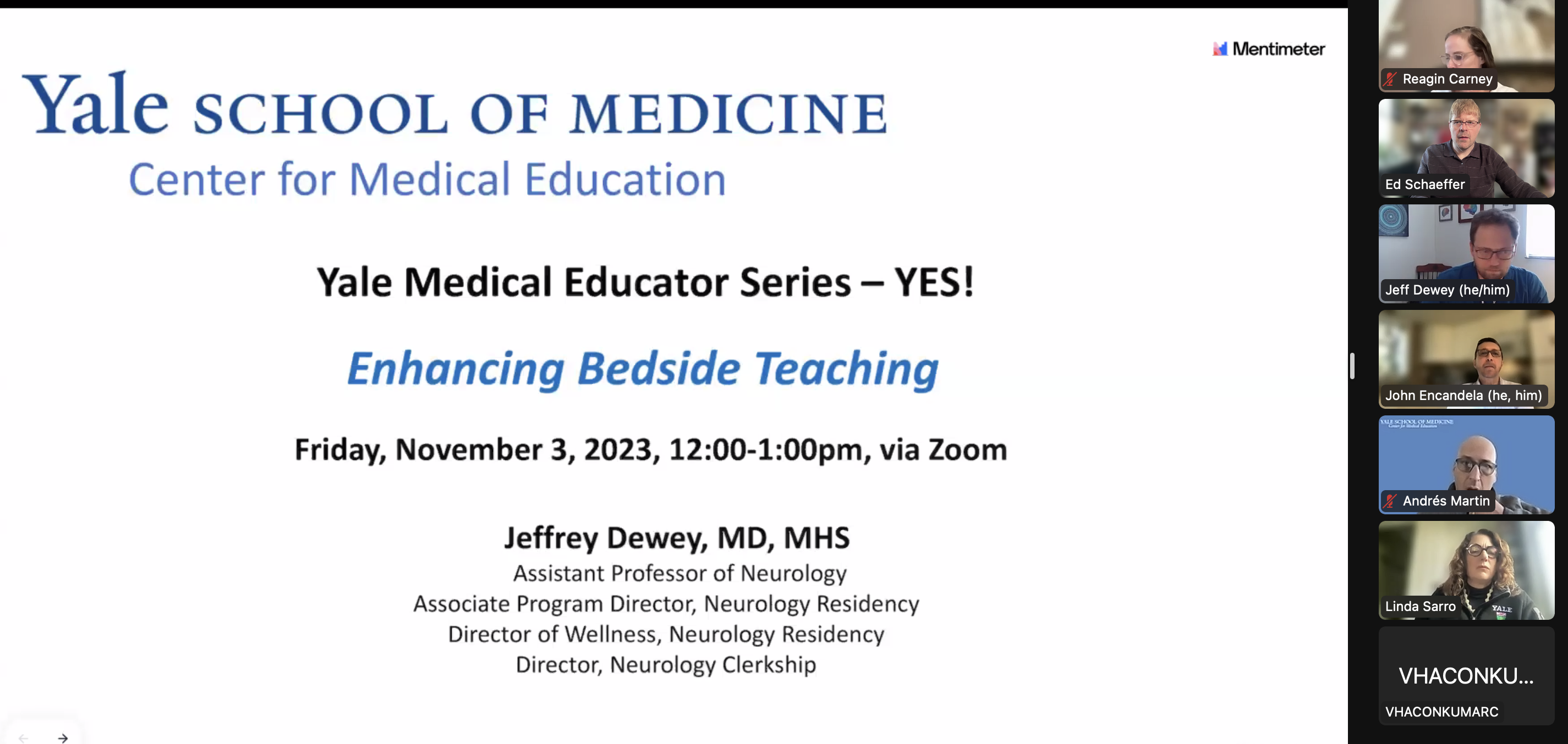 11-3: YES!: Enhancing Bedside Teaching