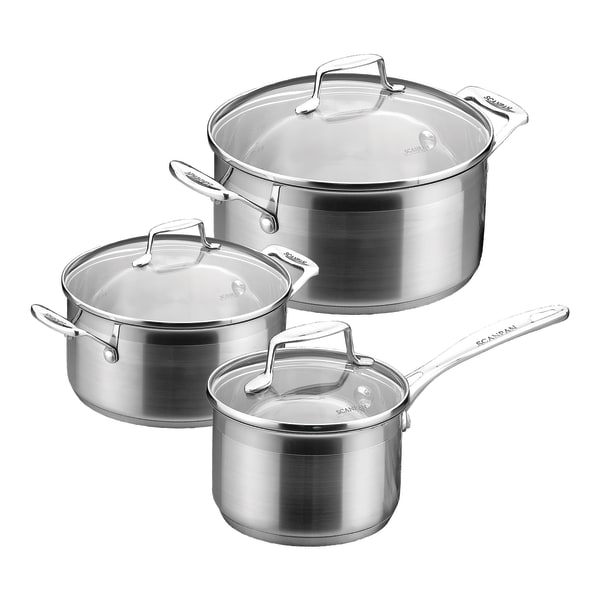 Scanpan Impact 6 Piece Stainless Steel Cookware Set - Yuppiechef