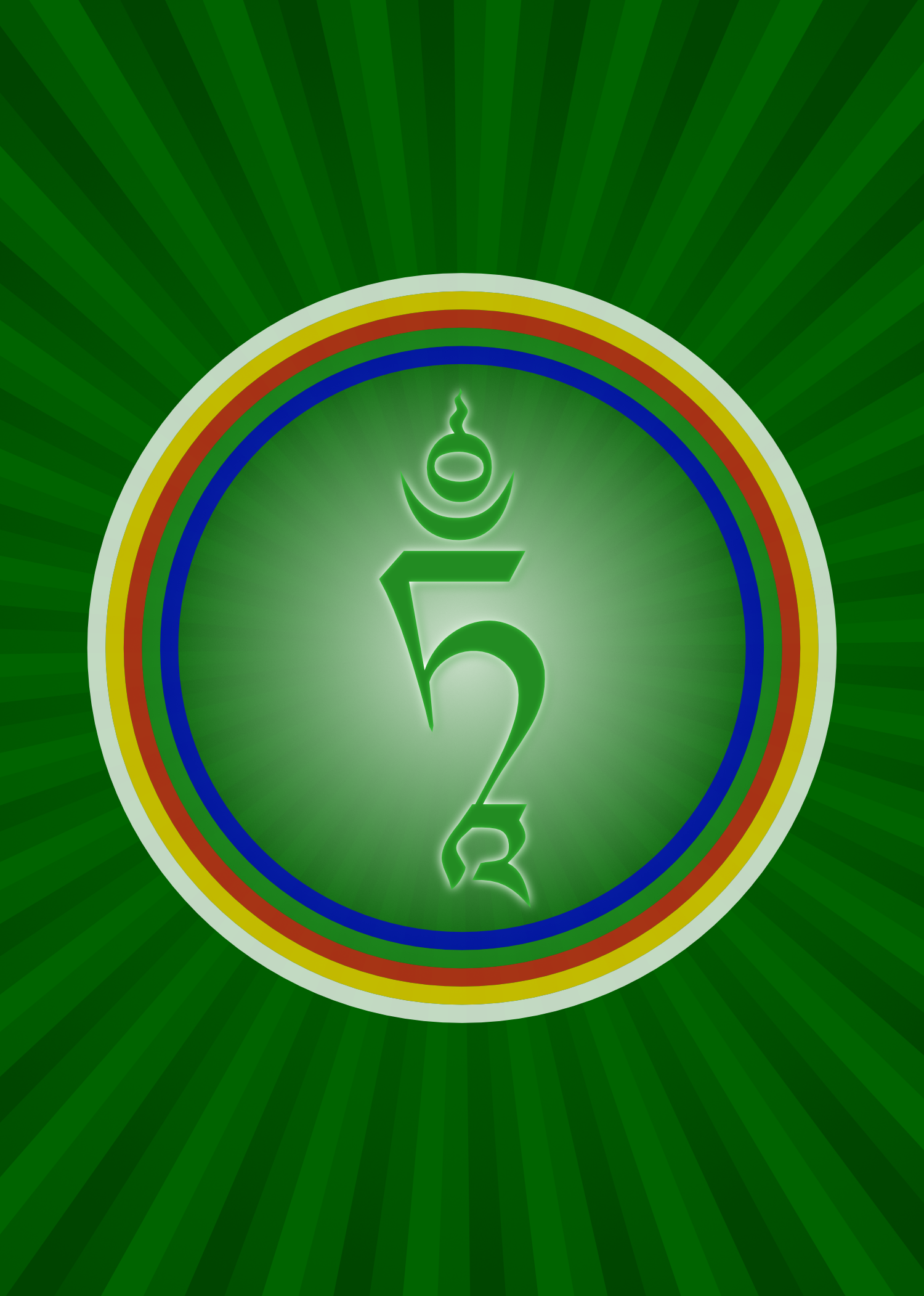 Tibetan Buddhist Seed Syllables ･ ཨོཾ ･ Vajra Bija